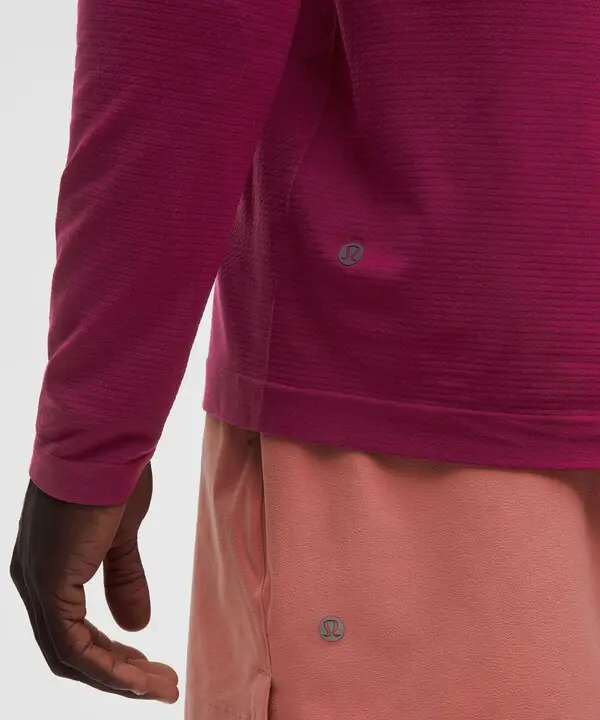 Lululemon Metal Vent Tech Long-sleeve Shirt - Raspberry Rave/raspberry Rave