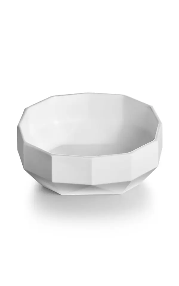 Tiffany & Co. Facet Small Bone China Bowl - White