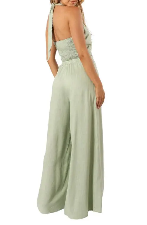 PETAL & PUP Mary Halter Crop Top & Wide Leg Pants