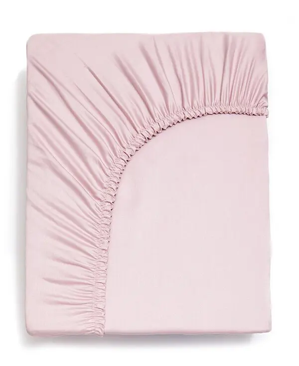 GOOSELINGS Solid Twin Fitted Sheet - Rose