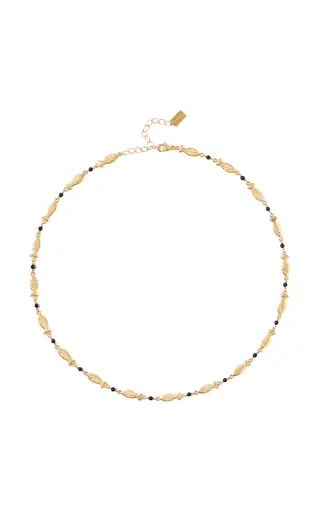 Chan Luu Exclusive Minnow 18k Plated Onyx Necklace