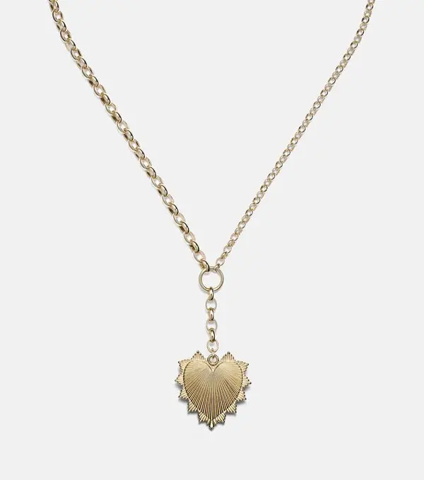 FOUNDRAE Oversized Love Token 18kt Chain Necklace