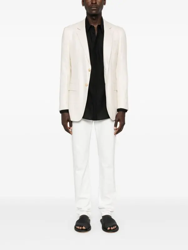 Gabriela Hearst Anthony Mid-rise Jeans - White