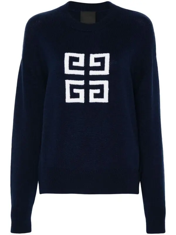 Givenchy 4g Cashmere Jumper - Blue