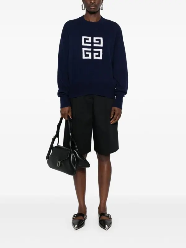 Givenchy 4g Cashmere Jumper - Blue