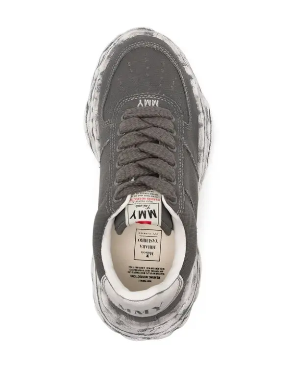 Mihara Yasuhiro Wayne Canvas Sneakers - Grey