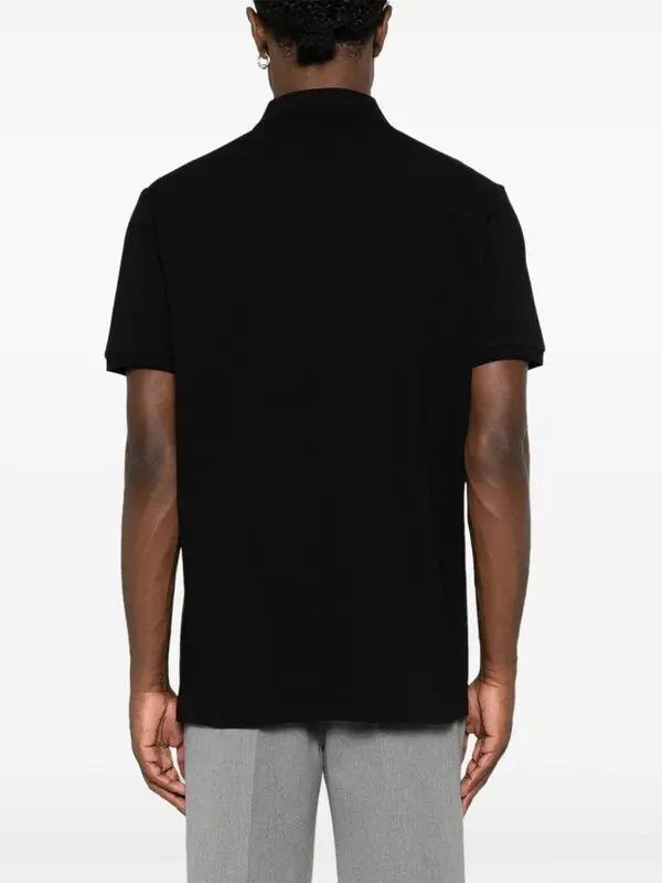 Moncler Logo-appliqué Piqué Polo Shirt