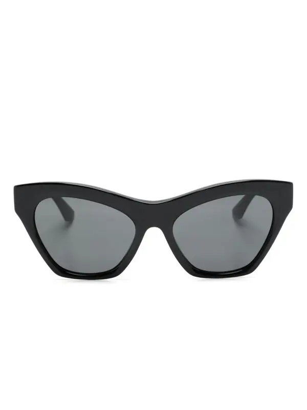 Burberry Logo Cat-eye Sunglasses - Black