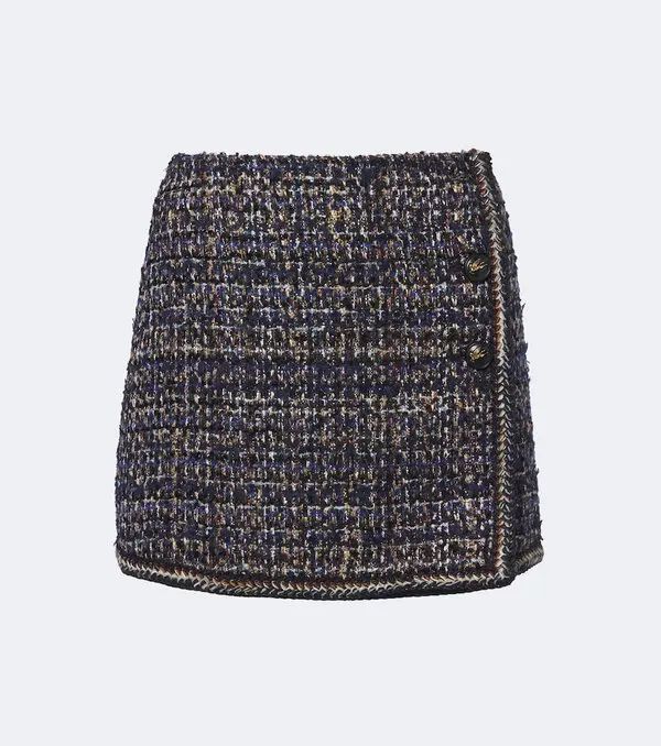 Etro Tweed Miniskirt