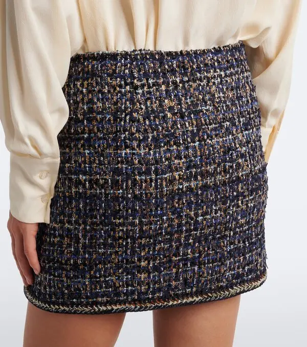 Etro Tweed Miniskirt