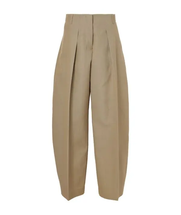 Jacquemus Le Pantalon Ovalo Barrel-leg Trousers