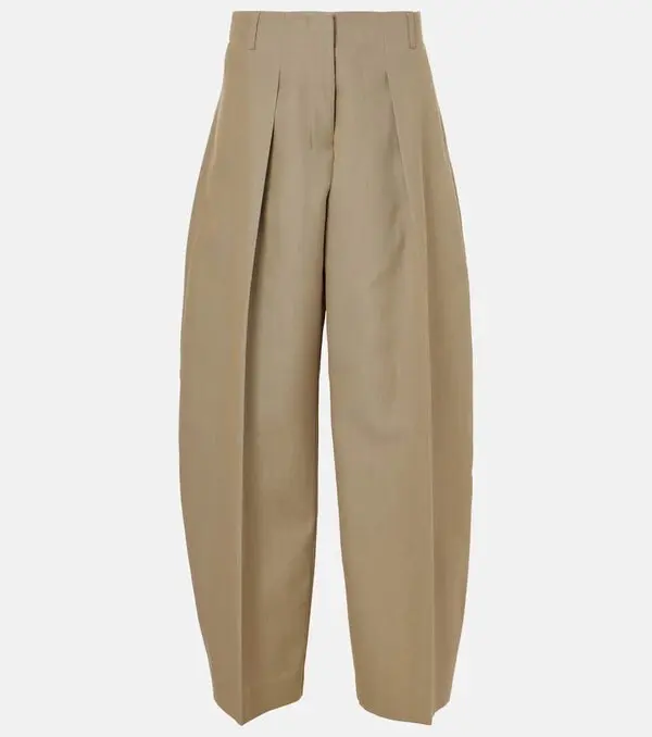 Jacquemus Le Pantalon Ovalo Barrel-leg Trousers