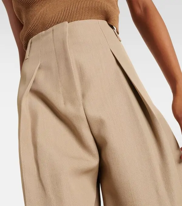 Jacquemus Le Pantalon Ovalo Barrel-leg Trousers