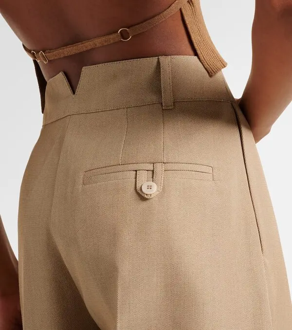 Jacquemus Le Pantalon Ovalo Barrel-leg Trousers