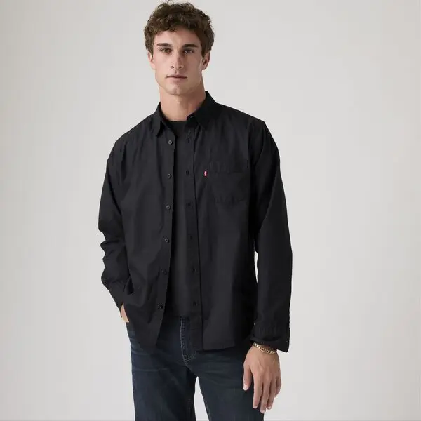 LEVI'S Classic One Pocket Standard Fit Shirt - Caviar