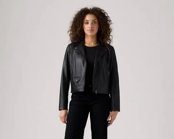 LEVI'S Lelou Shrunken Moto Jacket