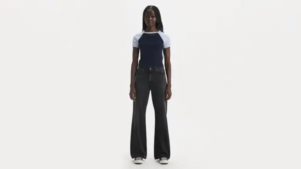 LEVI'S 94 Baggy Bootcut Jeans - Wandering Spirit Clean