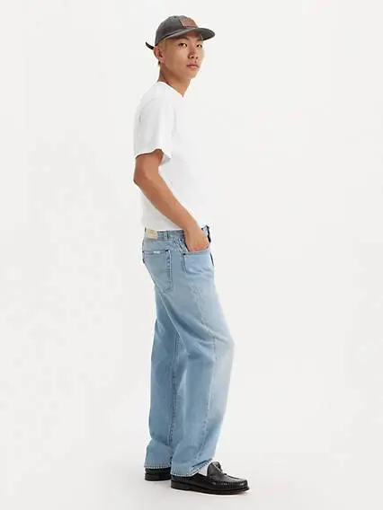 LEVI'S 555 Relaxed Straight Transitional Cotton Jeans