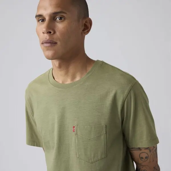 LEVI'S Classic Pocket T-shirt - Moss Olive