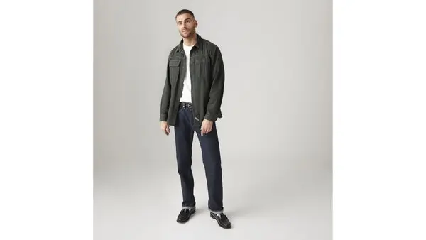 LEVI'S 505 Regular Fit Selvedge Jeans - Midnight