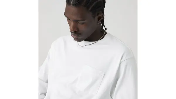 LEVI'S Long Sleeve Authentic Pocket T-shirt