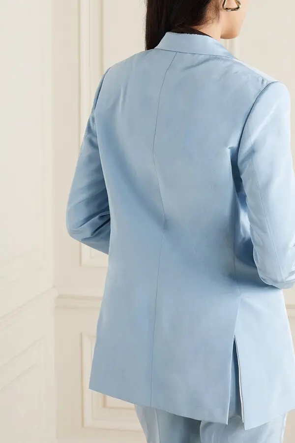 Brioni Silk And Cotton-blend Twill Blazer