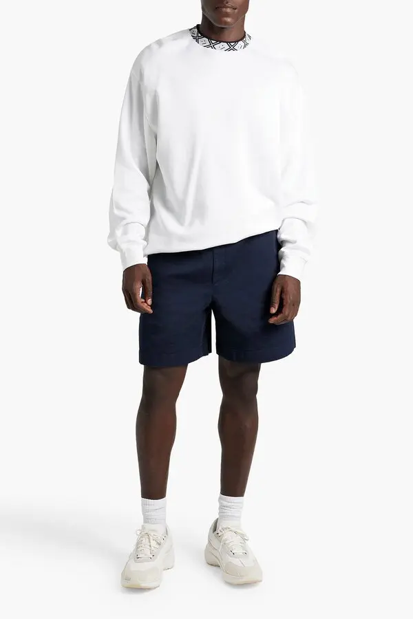 Acne Studios Cotton-blend Twill Shorts - Navy