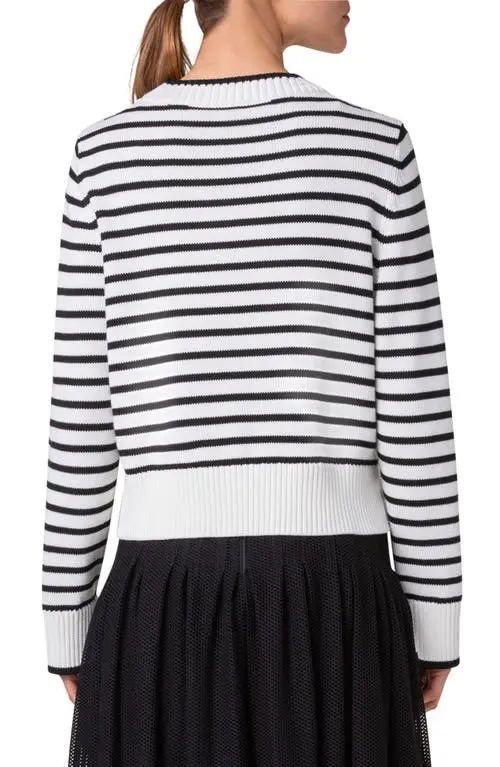 Akris Striped Cotton Sweater