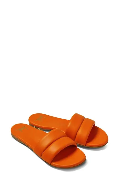 Beek Sugarbird Leather Slide Sandal - Flame
