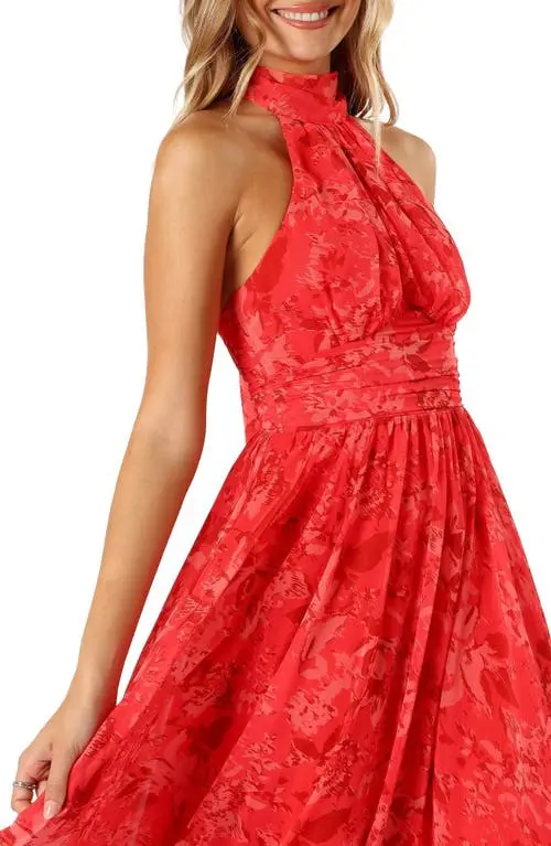 gap halter denim dress Moonlight Denim Halter Dress main image 0
