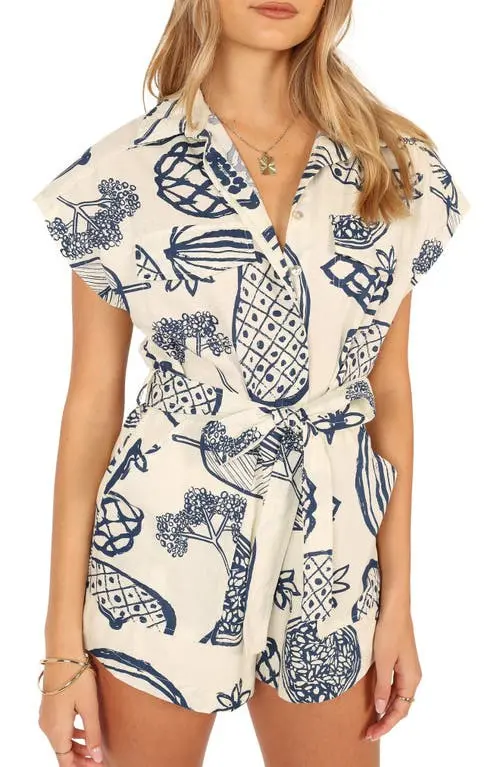 PETAL & PUP Georgina Cotton & Linen Romper