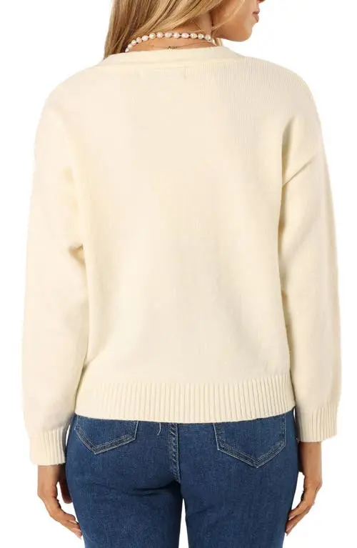 PETAL & PUP Reign Embellished Cardigan