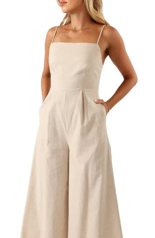 PETAL & PUP Lila Cotton & Linen Jumpsuit