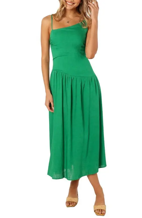 green petal and pup dress Bloom Strapless Maxi Dress