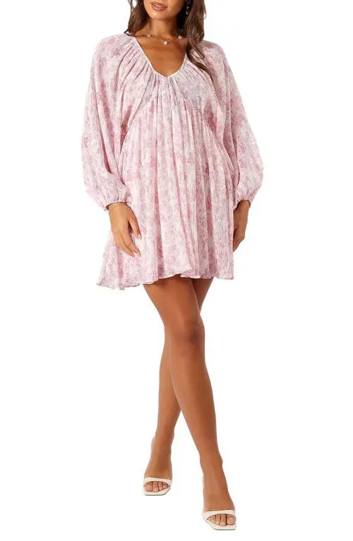 PETAL & PUP Paris Floral Mini Dress - Pink