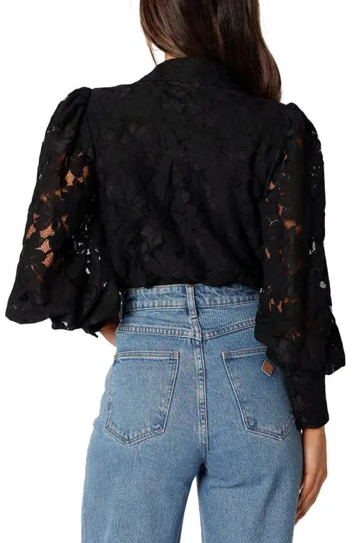 PETAL & PUP Tadeo Floral Lace Shirt