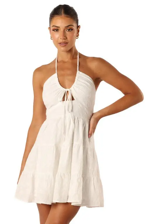 PETAL & PUP Rilie Floral Embroidered Mini Dress