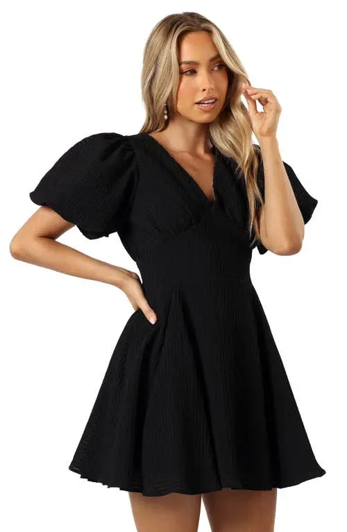 PETAL & PUP Puff Sleeve Mini Dress