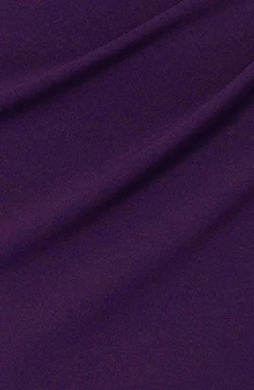 XSCAPE EVENINGS Ruched Off-the-shoulder Trumpet Gown - Mulberry