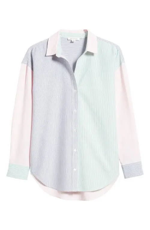 BEACHLUNCHLOUNGE Stripe Oversize Shirt - Oxford Multi