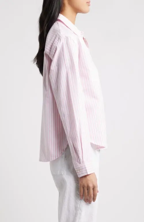 BEACHLUNCHLOUNGE Long Sleeve Striped Shirt - Rose Shadow