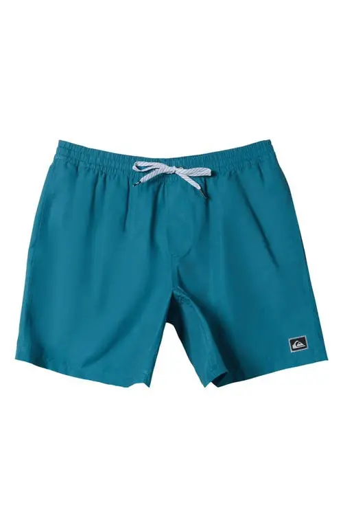Quiksilver Everyday Solid Volley Swim Trunks - Colonial Blue