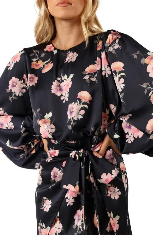 PETAL & PUP Emillia Floral Print Minidress