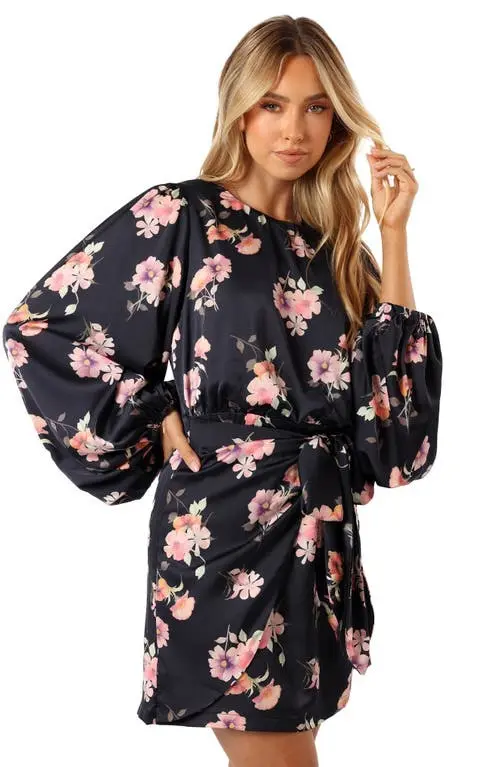 PETAL & PUP Emillia Floral Print Minidress