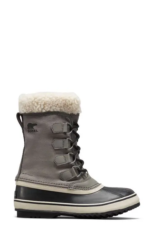 Sorel Winter Carnival Waterproof Boots - Quarry/ Black