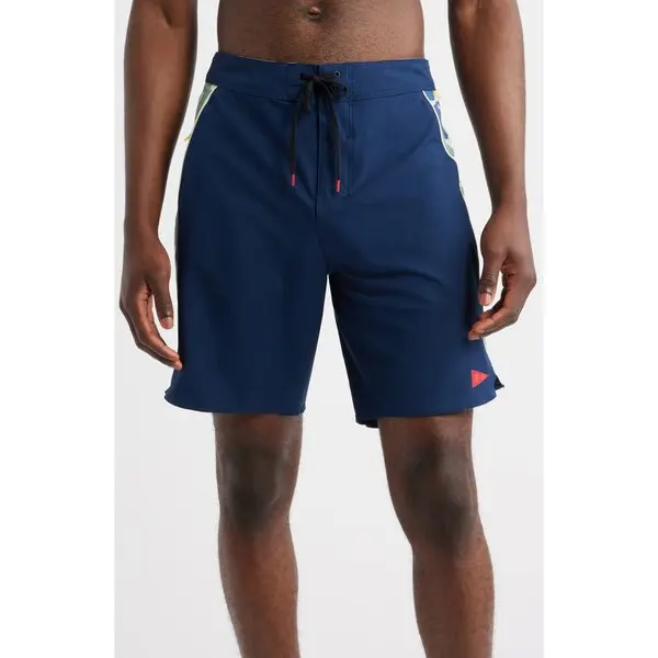 FLORENCE Airtex Gamma Water Repellent Board Shorts - Dark Navy