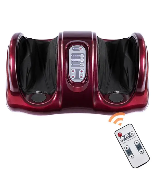 SLICKBLUE Therapeutic Shiatsu Foot Massager With High Intensity Rollers