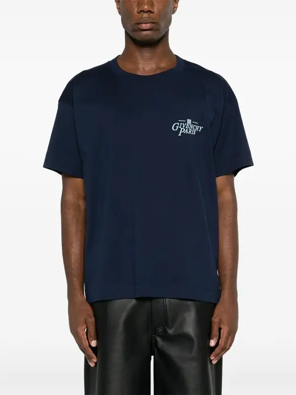 Givenchy Logo-embroidered Cotton T-shirt