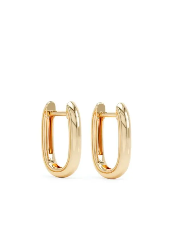 LOEV 14kt Recycled Yellow Hoop Earrings - Gold