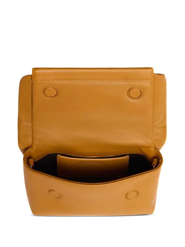 JW Anderson Small Twister Leather Tote - Brown